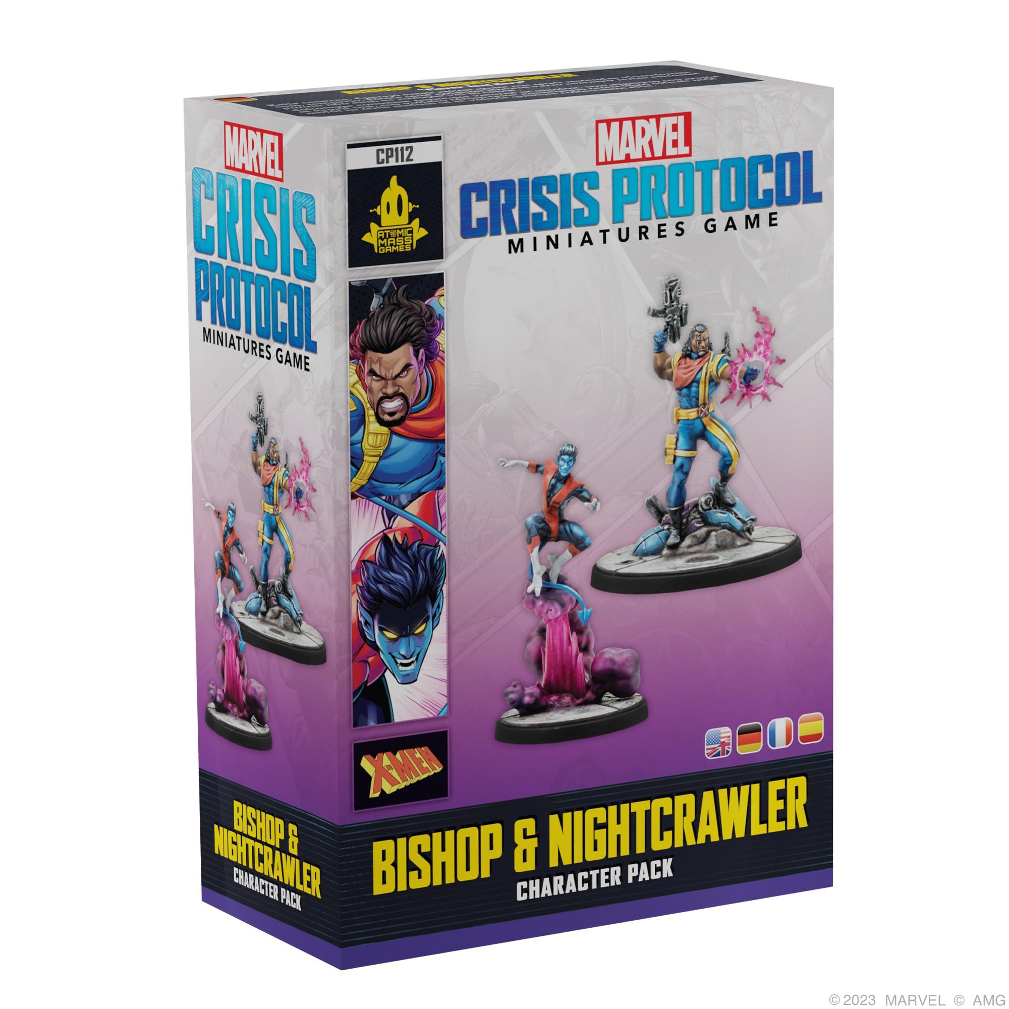 MCP Marvel: Crisis Protocol Bishop & Nightcrawler Character Pack ...